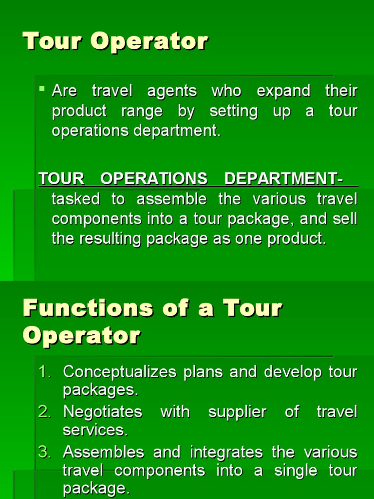 Tour Operators and Tour Packages | PDF | Manila | Travel Agency
