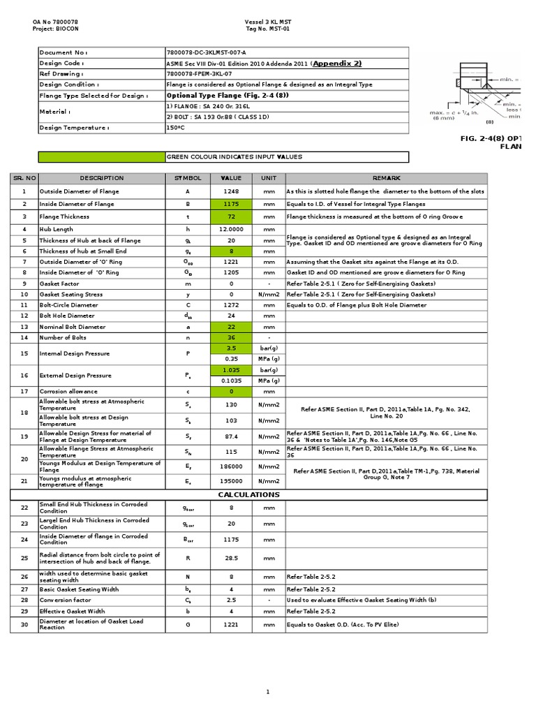 Appendix 2) : Optional Type Flange (Fig. 2-4 (8) ) | PDF | Screw ...