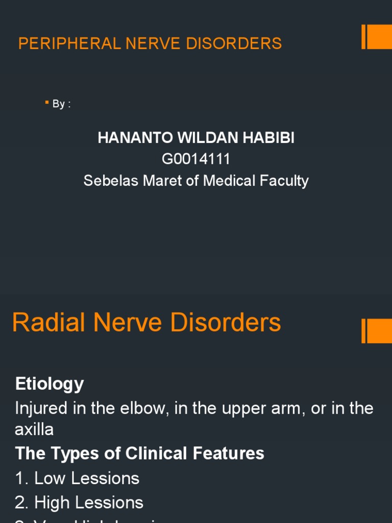 Peripheral Nerve Disorders | PDF | Elbow | Foot