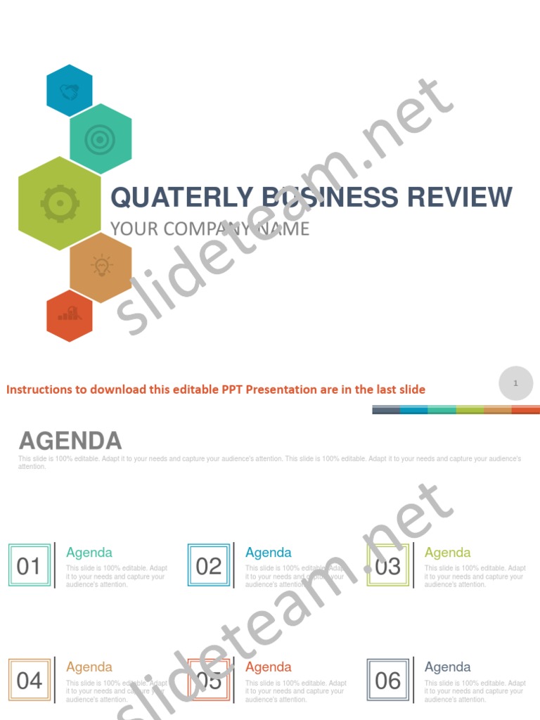 Quarterly Business Review PowerPoint Presentation Slides | Microsoft ...
