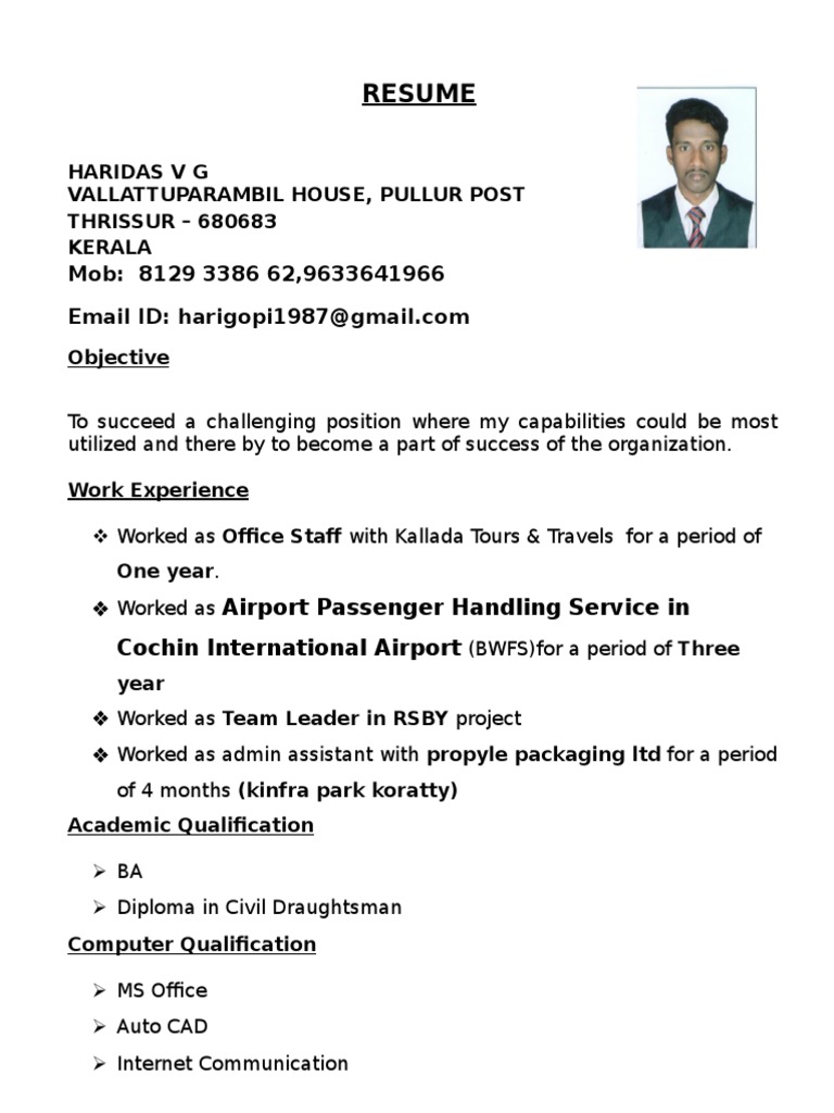 Hari Resume | PDF