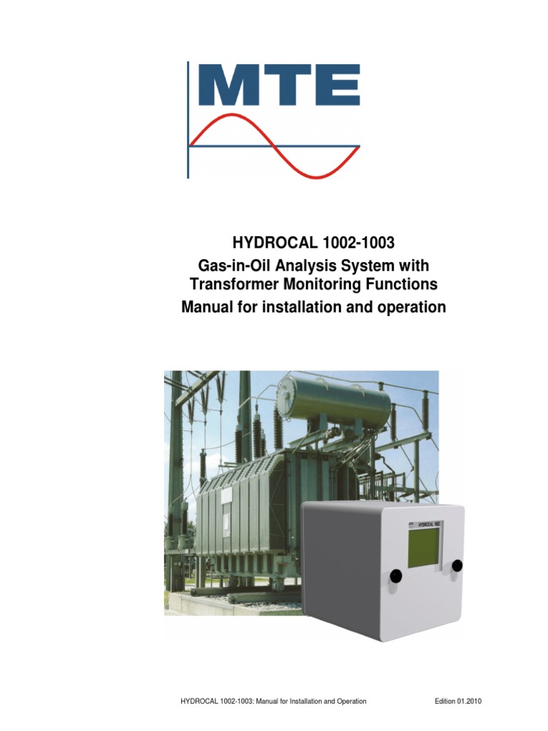 Hydrocal 1002-1003 Operation Manual English 01.2010 | PDF | Computer ...