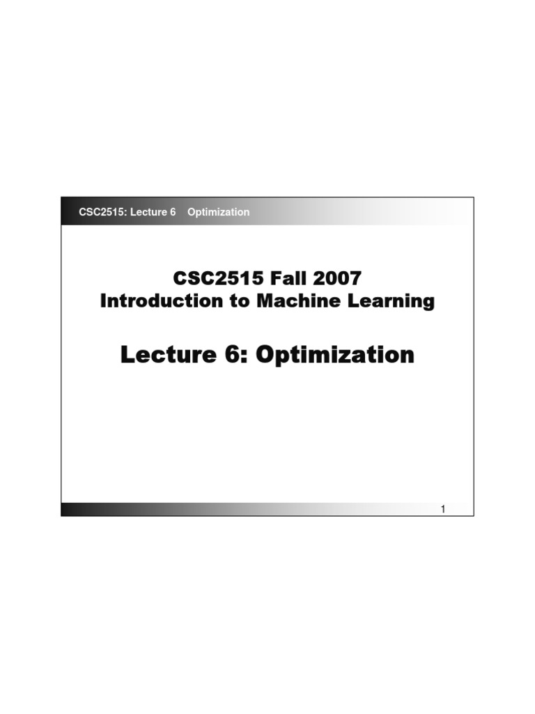 Lec 6 Tutorial | PDF | Mathematical Optimization | Algorithms