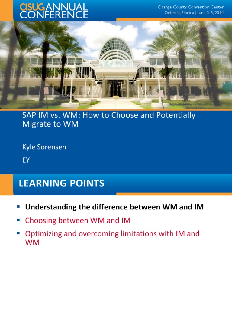 SAP IM vs. WM: Choosing the Right System | PDF | Warehouse | Inventory
