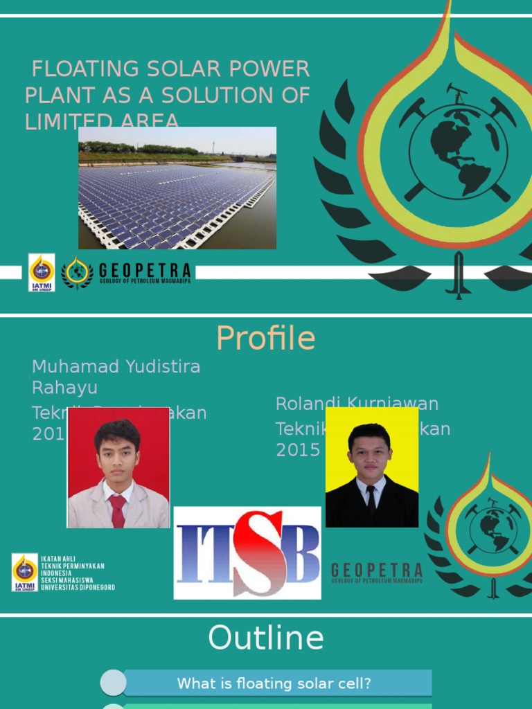 Floating Solar Power Plant As A Solution of Limited Area | PDF ...