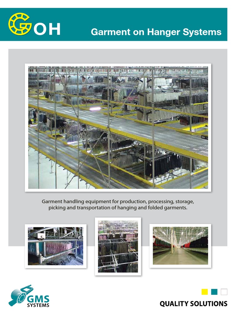 Garment On Hanger Systems | PDF | Warehouse | Tram