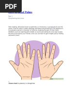 Palmistry | PDF | Psychological Concepts | Behavioural Sciences