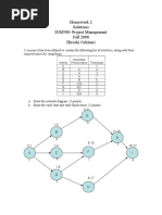 Example of Network Diagram Questions | PDF | Analysis | Applied Mathematics