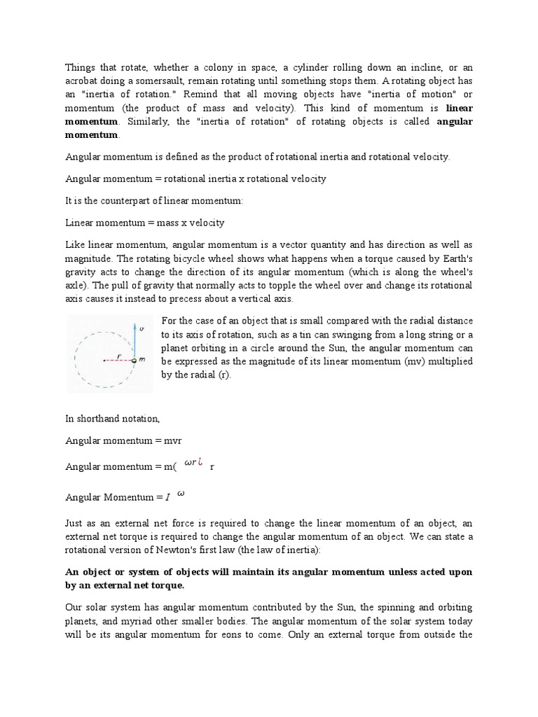 Angular Momentum | PDF