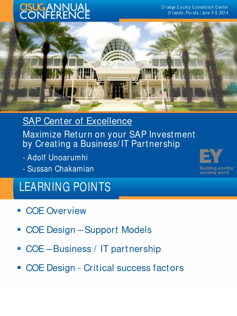 Maximize SAP Investment with COE Partnership | PDF | Business Process ...
