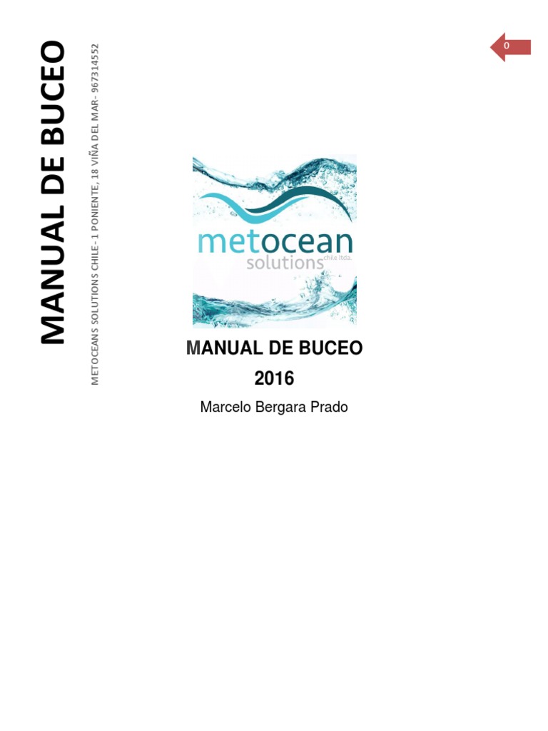 Manual de Buceo 2016: Instrucciones Clave | PDF | Oído | Submarinismo