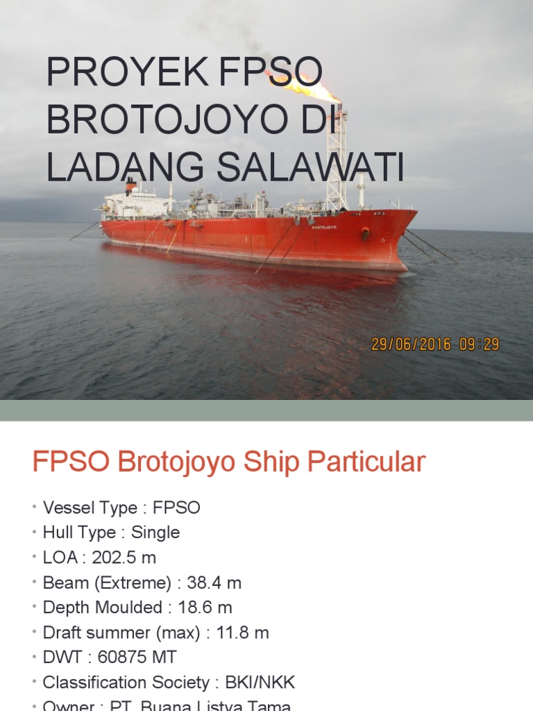 Proyek FPSO Brotojoyo Di Ladang Salawati | PDF
