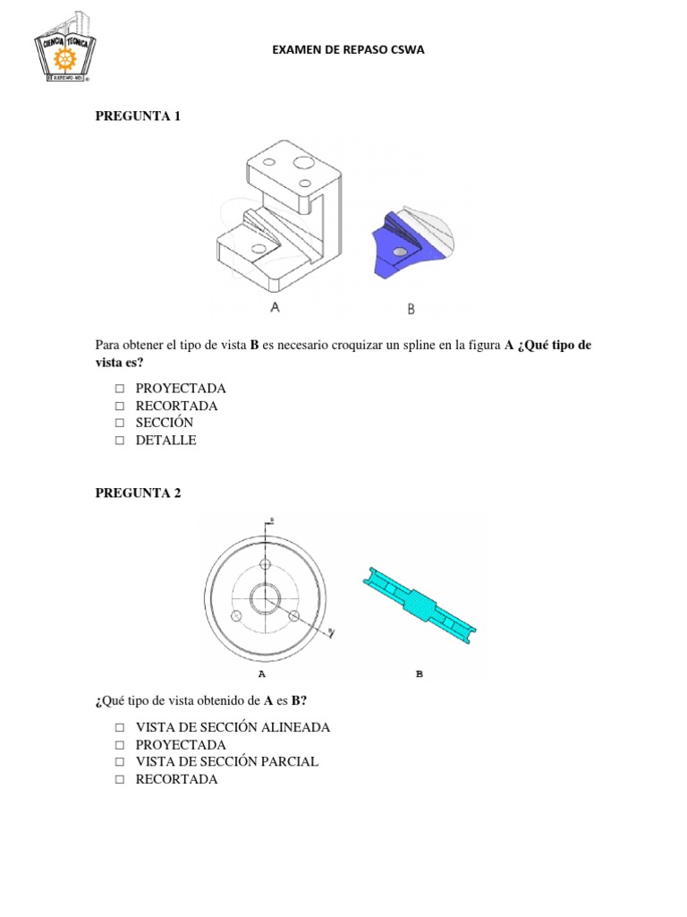 Examen Cswa | PDF | Science | Ingeniería
