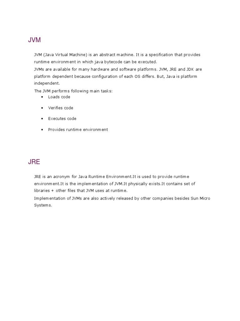 JVM | Download Free PDF | Java Virtual Machine | Computer Science
