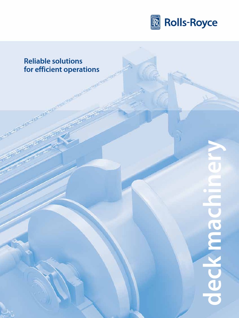 Deck Machinery - 2012 PDF | PDF | Subsea (Technology) | Anchor