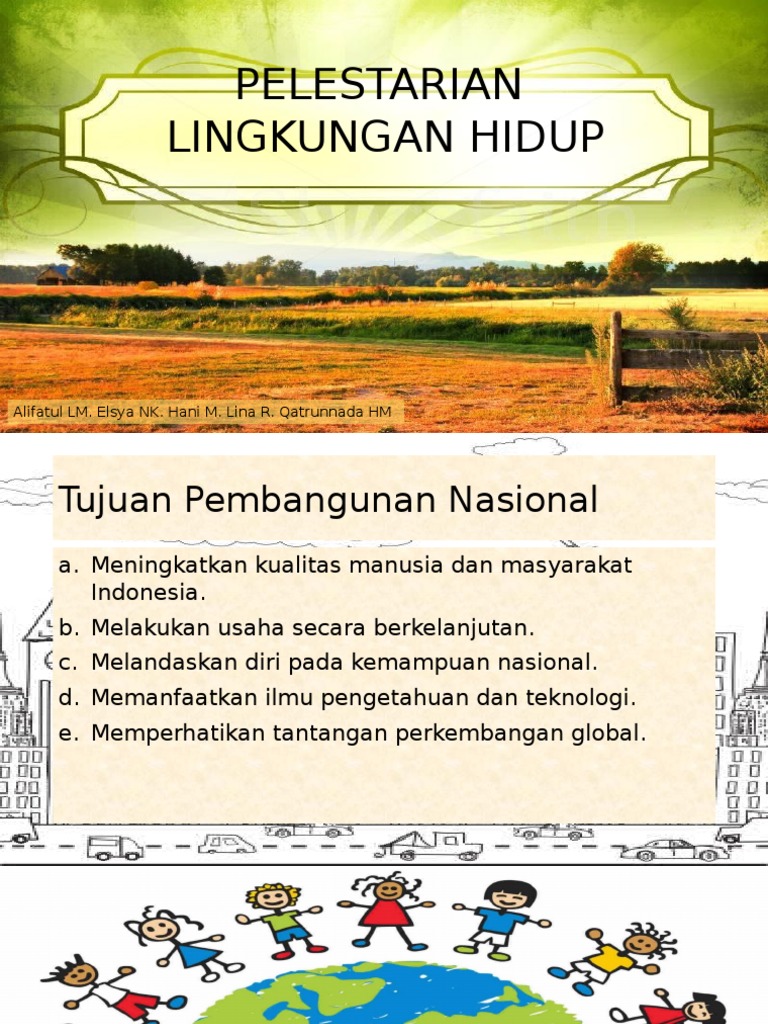 Pelestarian Lingkungan Hidup | PDF