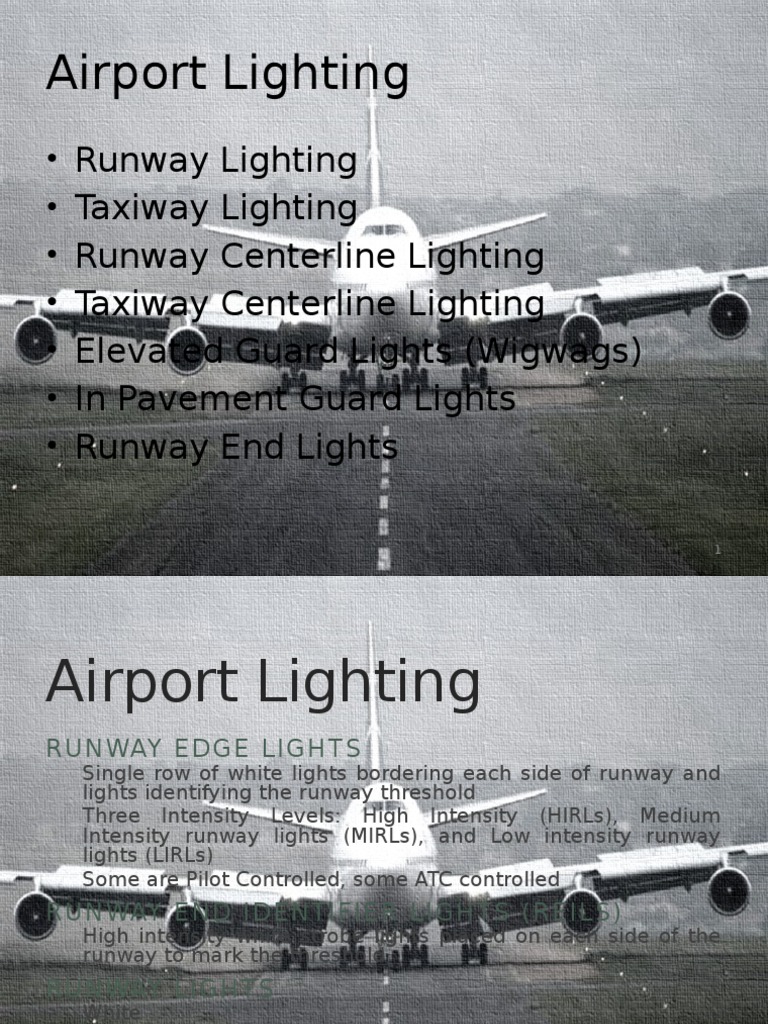 Runway Lighting | Download Free PDF | Runway | Aviation