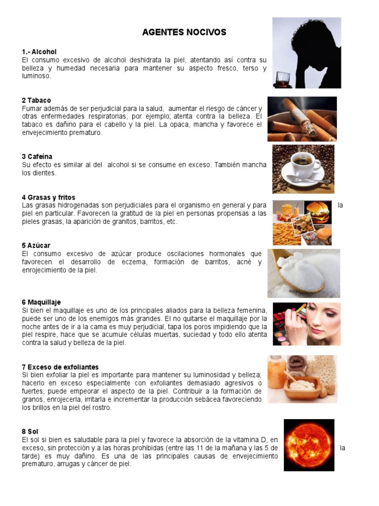Agentes Nocivos | PDF | Productos cosméticos | Productos quimicos