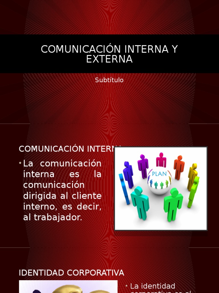 Comunicación Interna y Externa | PDF | Crecimiento personal y profesional