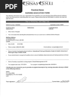 Form 2F (Sample) | PDF | Nursing | Licensure