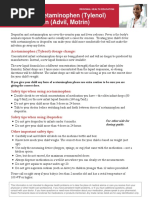 Tempra Dosage Chart | PDF | Dose (Biochemistry) | Chemistry