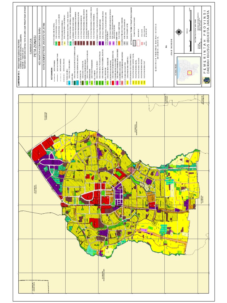 Peta Zonasi Kebayoran Baru | PDF