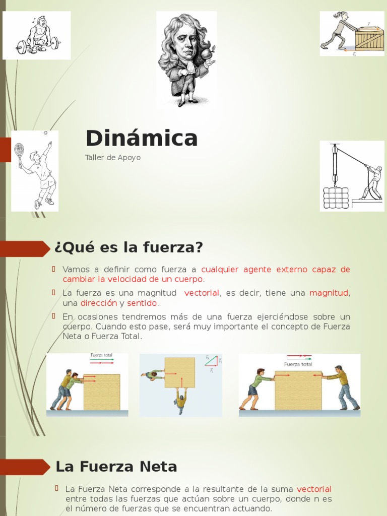 Física Mención - Taller N°2 de Apoyo, Dinámica. | PDF | Las leyes del ...