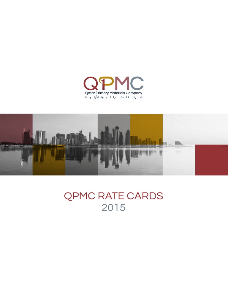 QPMC Rate Cards | PDF | Stevedore | Cargo
