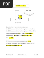 Weld Design Calculations | PDF | Stress (Mechanics) | Welding