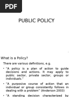 Public Policy | PDF | Policy | Evaluation