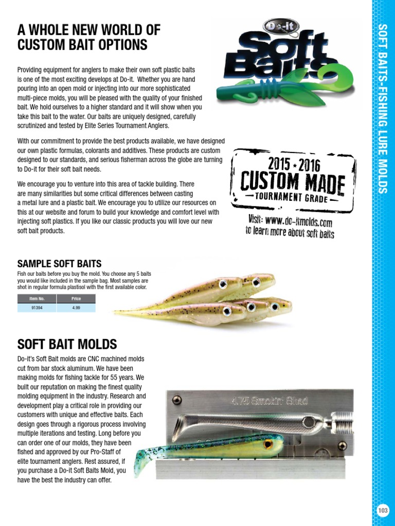 Do It Soft Baits PDF | PDF | Angling | Fishing Tackle