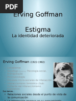 Estigma - La Identidad Deteriorada - de Erving Goffman | PDF | Estigma social | Sicología