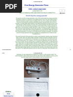 Free Energy Generators | PDF | Electric Generator | Ignition System