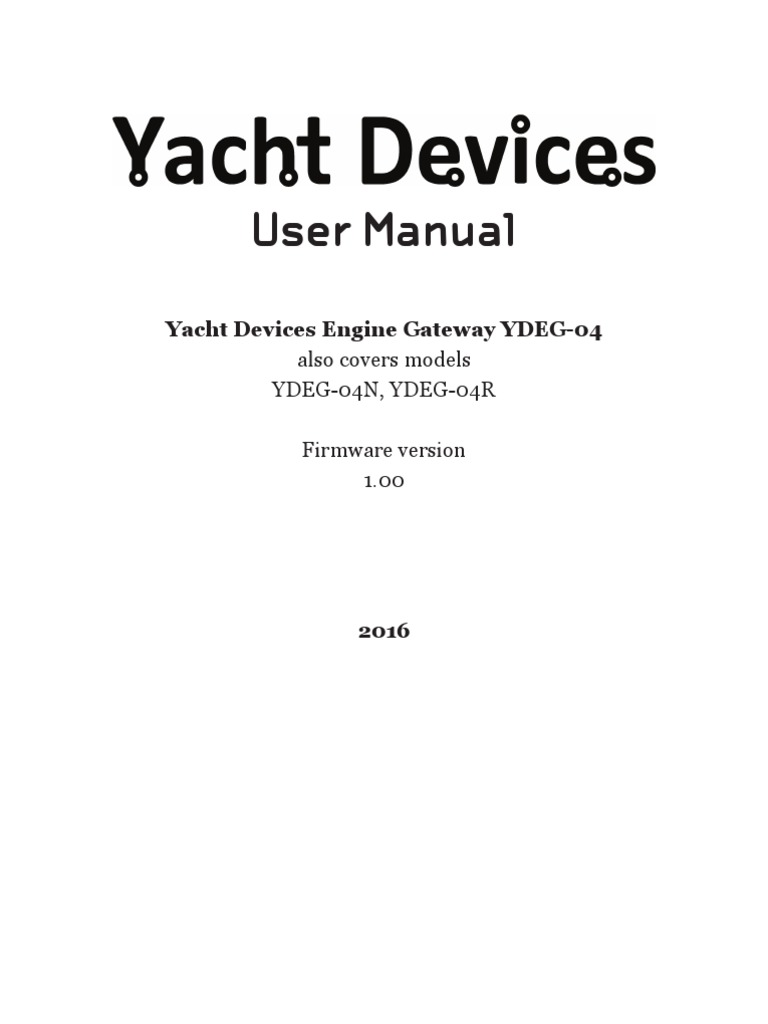 Yacht Devices Engine Gateway | PDF | Secure Digital | Electrical Connector