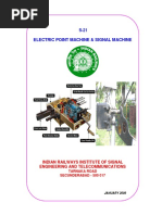 Point Machine FOR RAILWAY SIGNALING | PDF | Electric Motor | Clutch