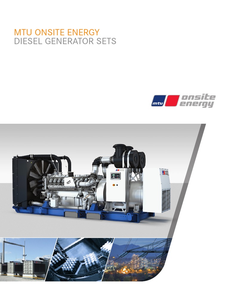 Diesel Generator Set Brochure | PDF | Diesel Engine | Cogeneration