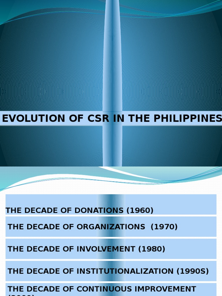 Csr in the Philippines | Corporate Social Responsibility