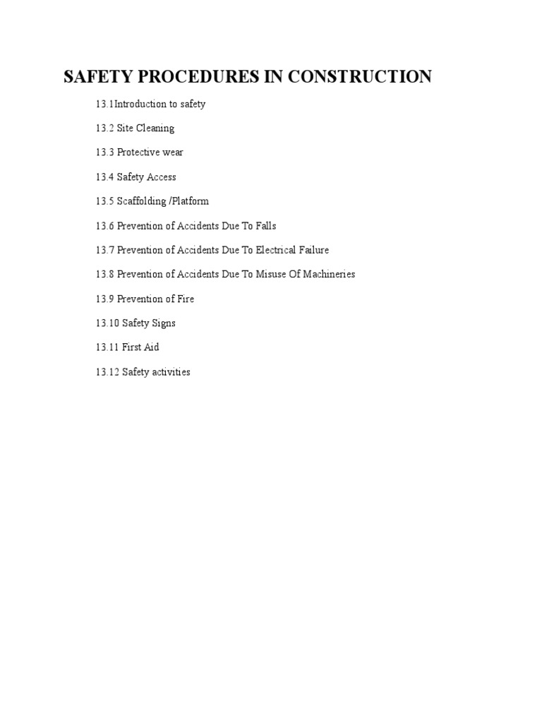 Construction Site Safety Guide | PDF | Safety | Risk Management