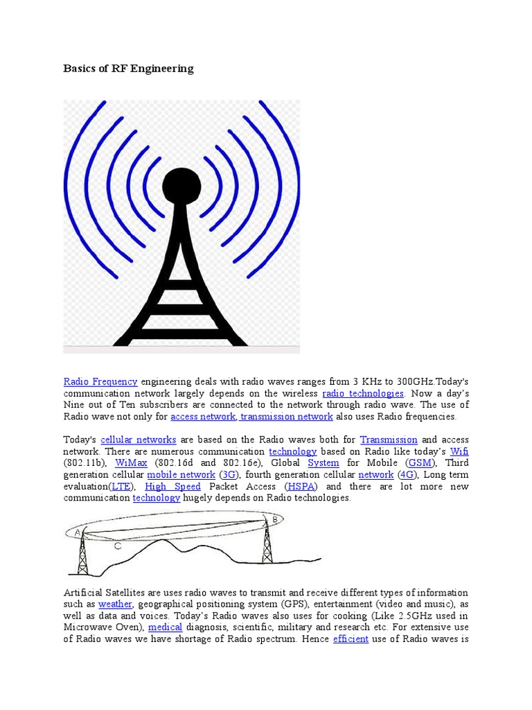 Basics of RF Engineering | PDF | 4 G | Radio