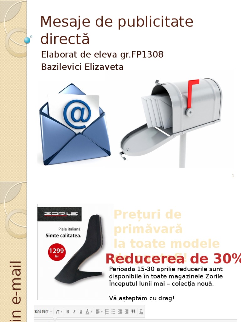 Mesaje de Publicitate Directă | PDF