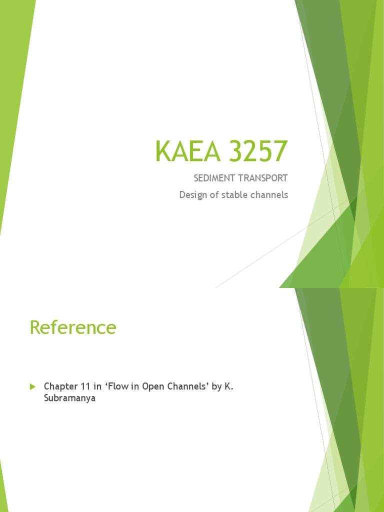 Stable Channel Design Methods | PDF