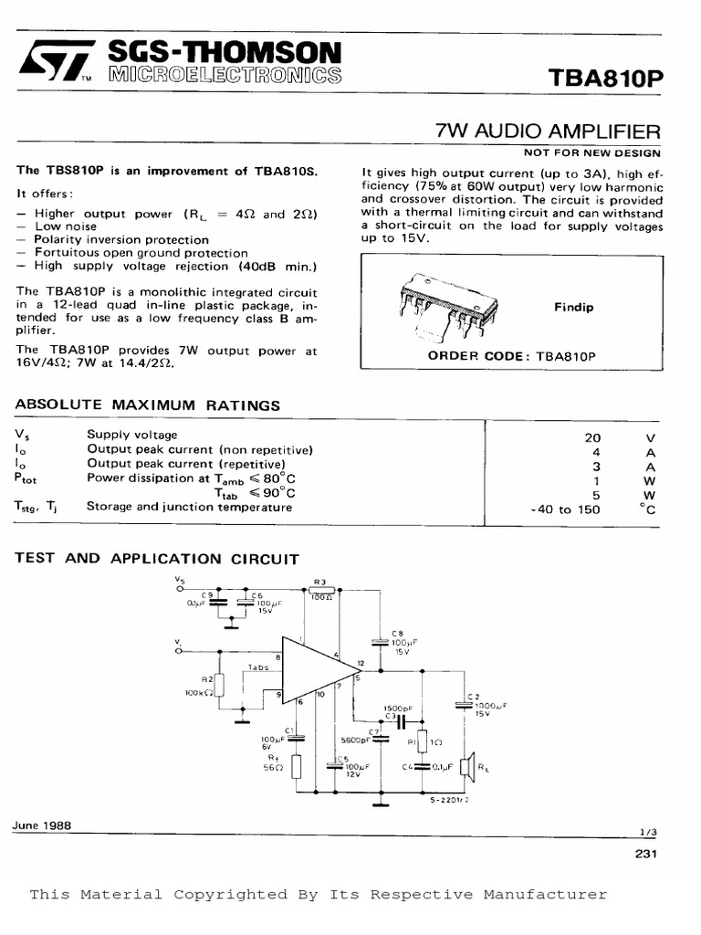 Tda810 PDF | PDF | Computers | Technology & Engineering
