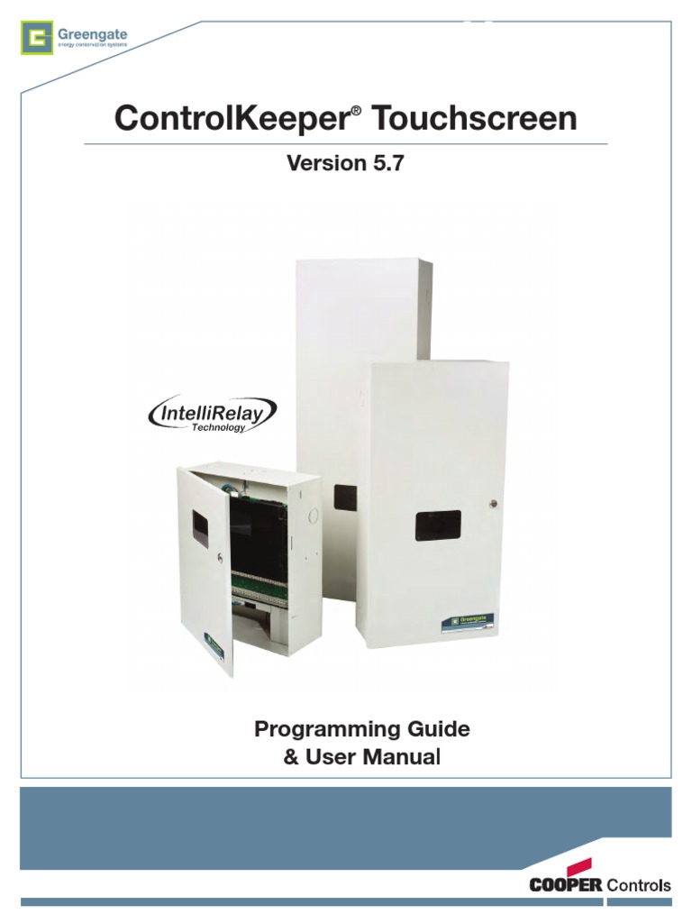 05 Ckts01 02 Greengate CKT Programming Guide | PDF | Relay | Touchscreen