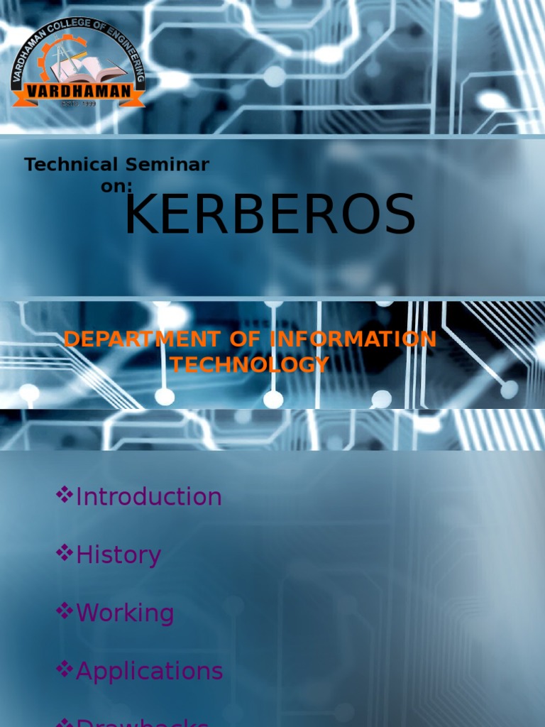 Kerberos: Department of Information Technology | PDF | Computers