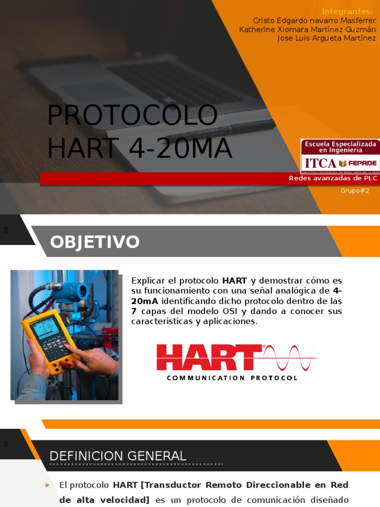 Protocolo Hart 2 | Protocolos de comunicaciones | Modelo osi
