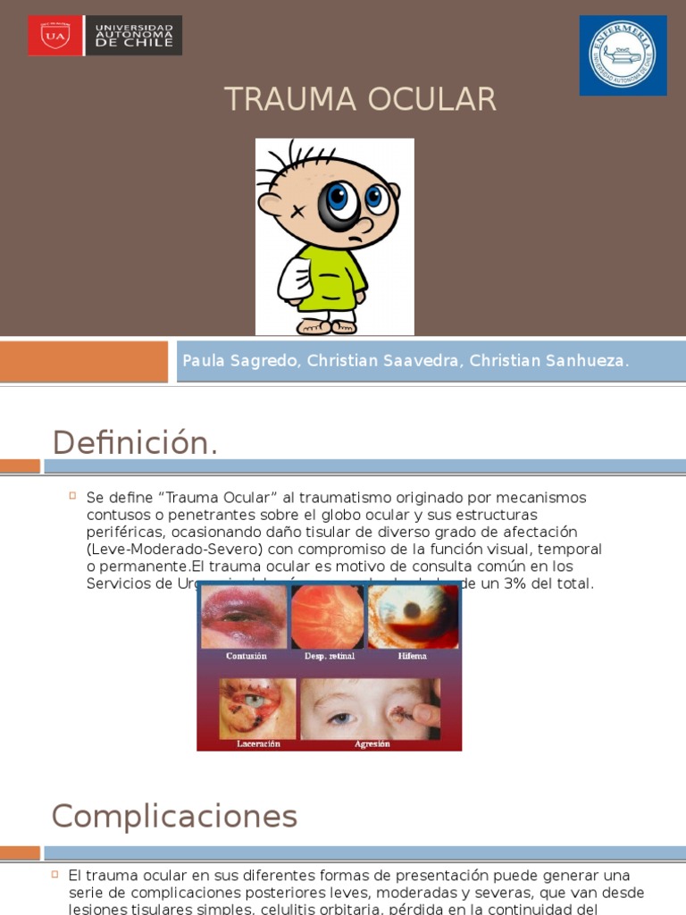Taller Trauma Ocular | PDF | Ojo humano | Lesión