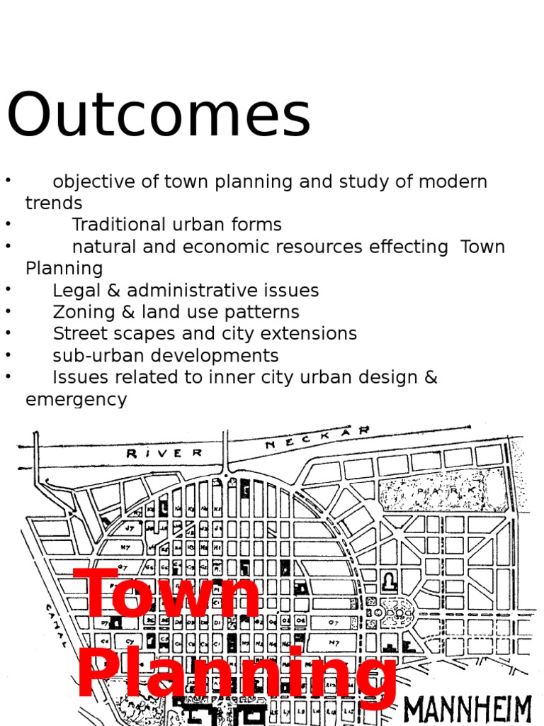 Comprehensive Town Planning Overview | PDF | Urban Planning ...