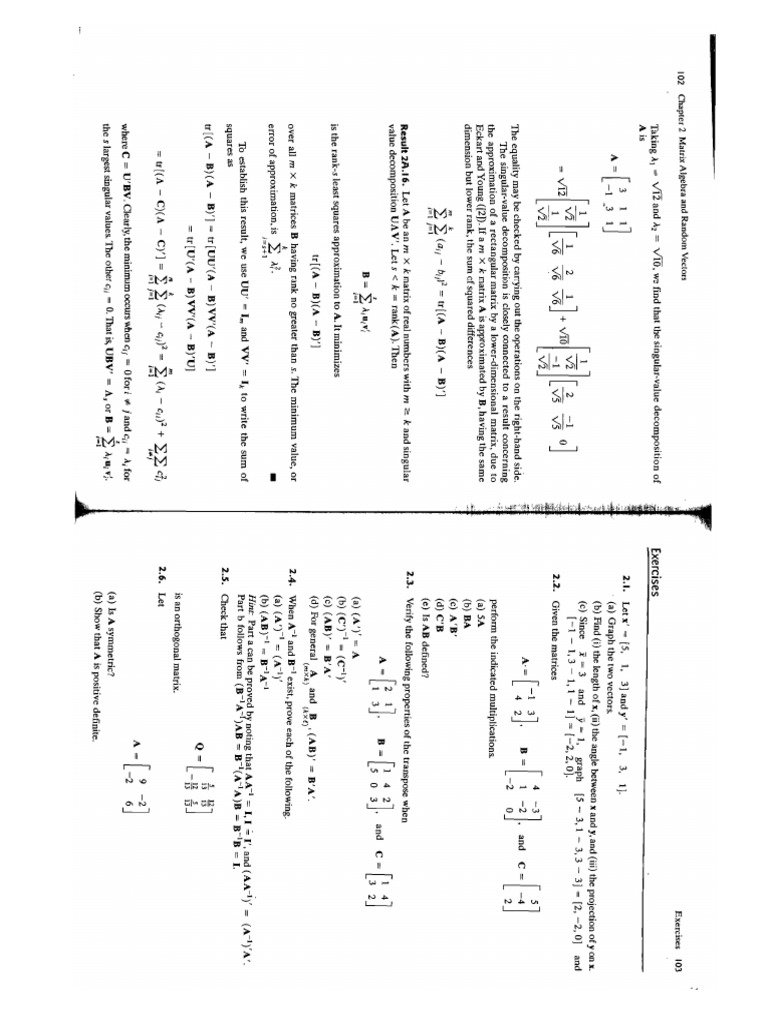AppliedMultivariateStatisticalAnalysis Problems | PDF | Eigenvalues And ...