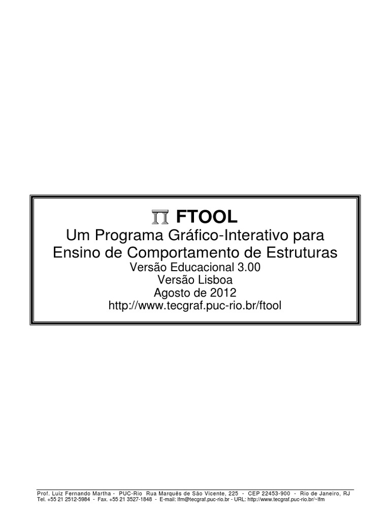 Manual FTool PDF | PDF