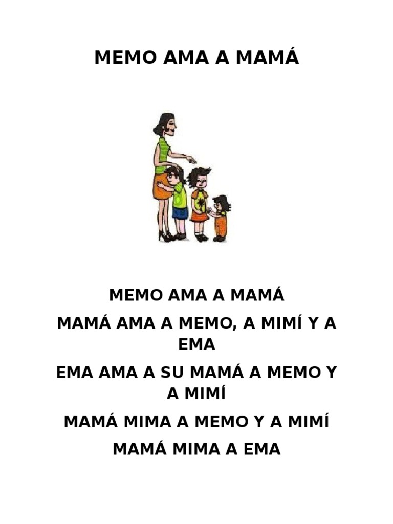 Memo Ama A Mamá | PDF